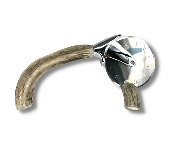 Home / Products / Deluxe Stainless Deer Antler Pizza Cutter